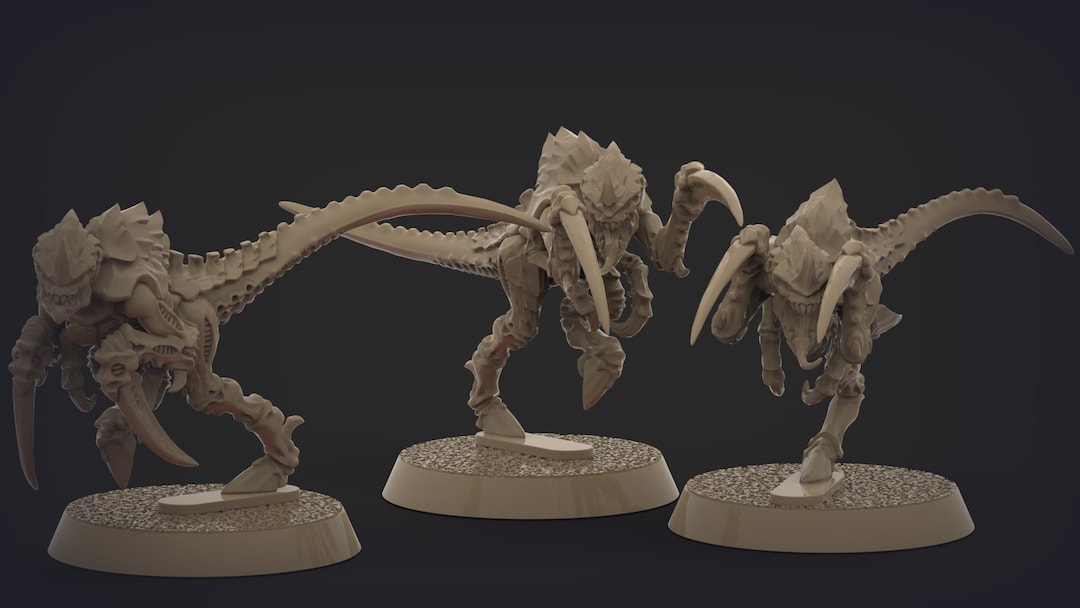 Space Bug Butcher Brood Sci-fi Alien 3d Printed X10 NO ASSEMBLY ...