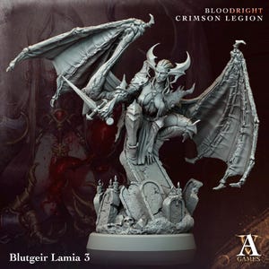 Blutgeir Lamia | Bloodright | Crimson Legion | Archvillain Games 3d ...