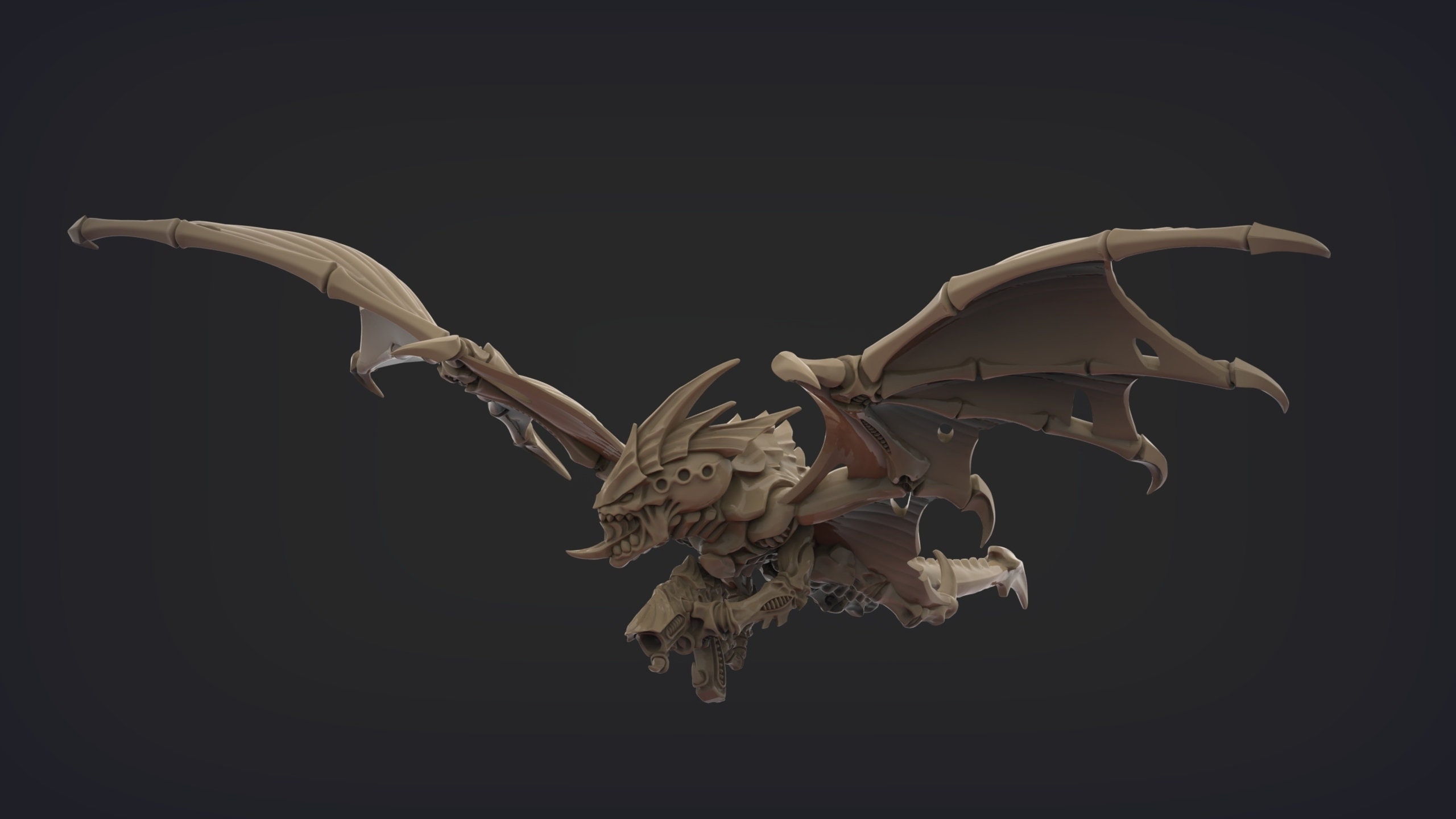 Space Bug Flying Brood Sci-fi Alien 3d Printed X5 NO ASSEMBLY REQUIRED ...