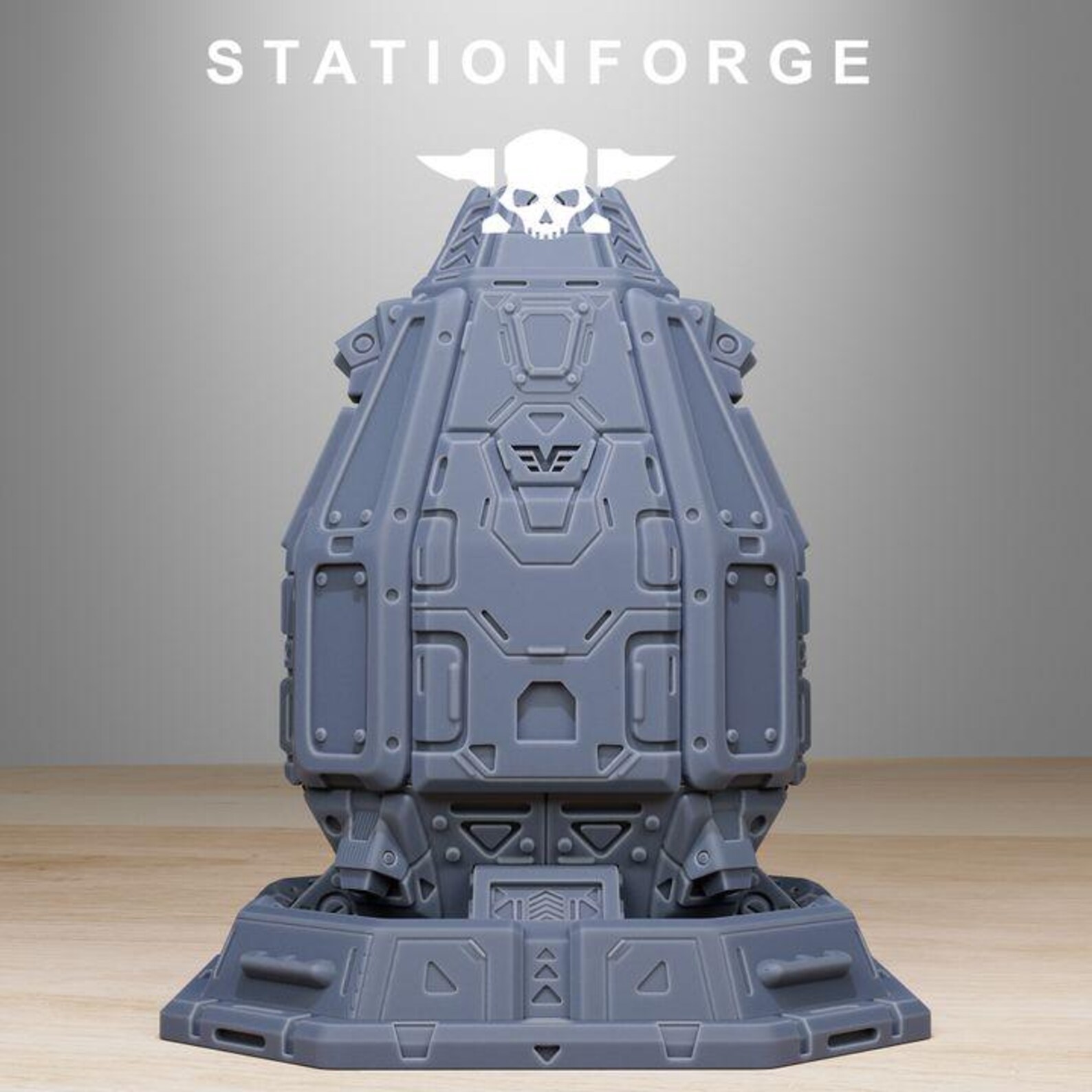 Vaskar Drop Pod | Station Forge 3d Printed Miniature - Etsy