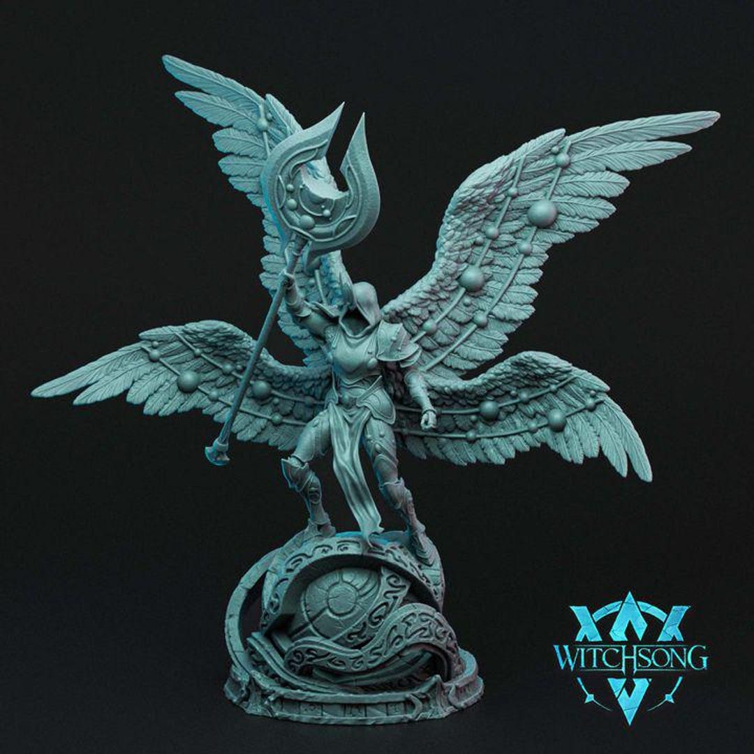 Novalight Seraph 3d Printed Miniature - Etsy