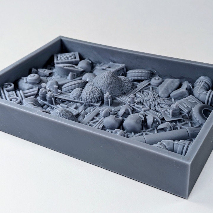 Drybrush Painting Texture Palette 3d Printed - Etsy