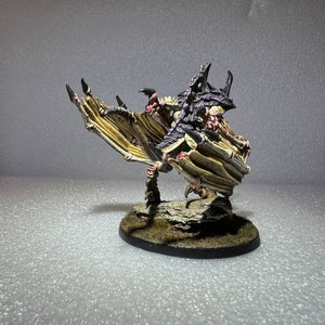 Painted Tyranid Flying Tyrant Leviathan Space Bug Overlord 3d Printed ...