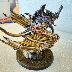 Painted Tyranid Flying Tyrant Leviathan Space Bug Overlord 3d Printed ...