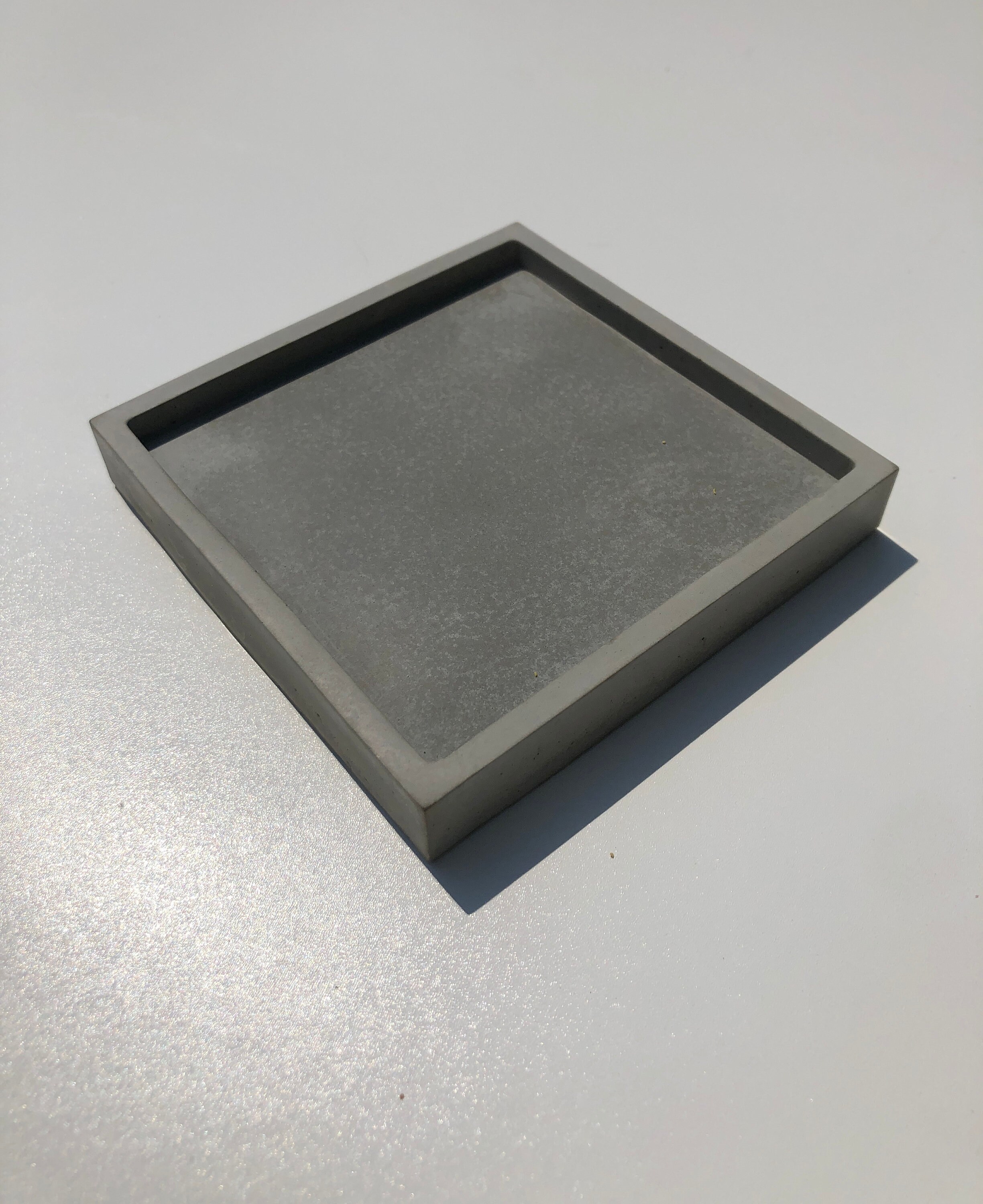 Sleek Concrete Coasters - Etsy