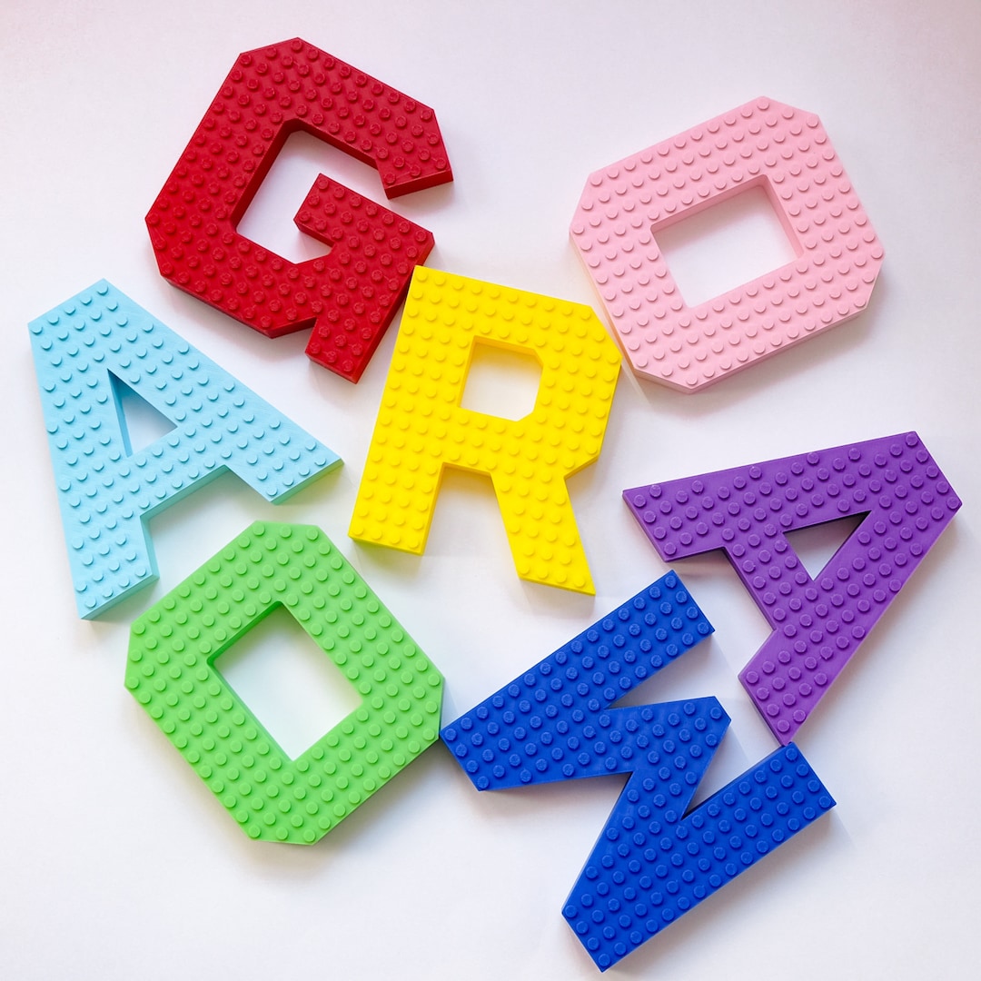 Personalized Brick Letter, Name Sign, Decoration Brick Room, Letter for ...
