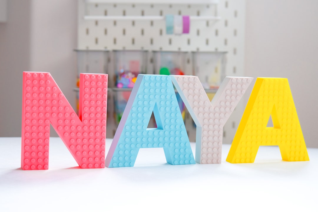 Personalized Brick Letter, Name Sign, Decoration Brick Room, Letter for ...