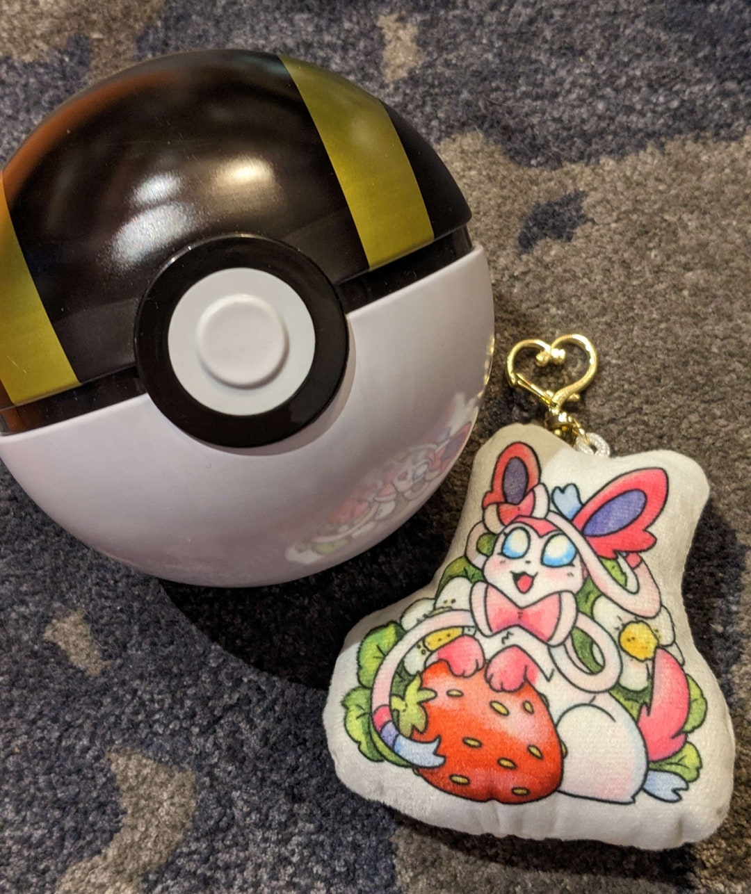Sylveon Plush Keychain - Etsy
