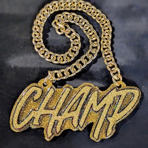 Custom Sports Team Turnover Chain | Custom Big Pendant Sports Chain - Etsy