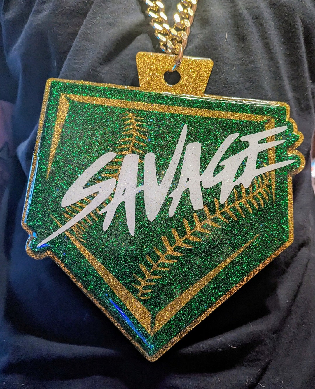 XL Custom Turnover Chain | Extra Large Custom Big Pendant Sports Chain ...