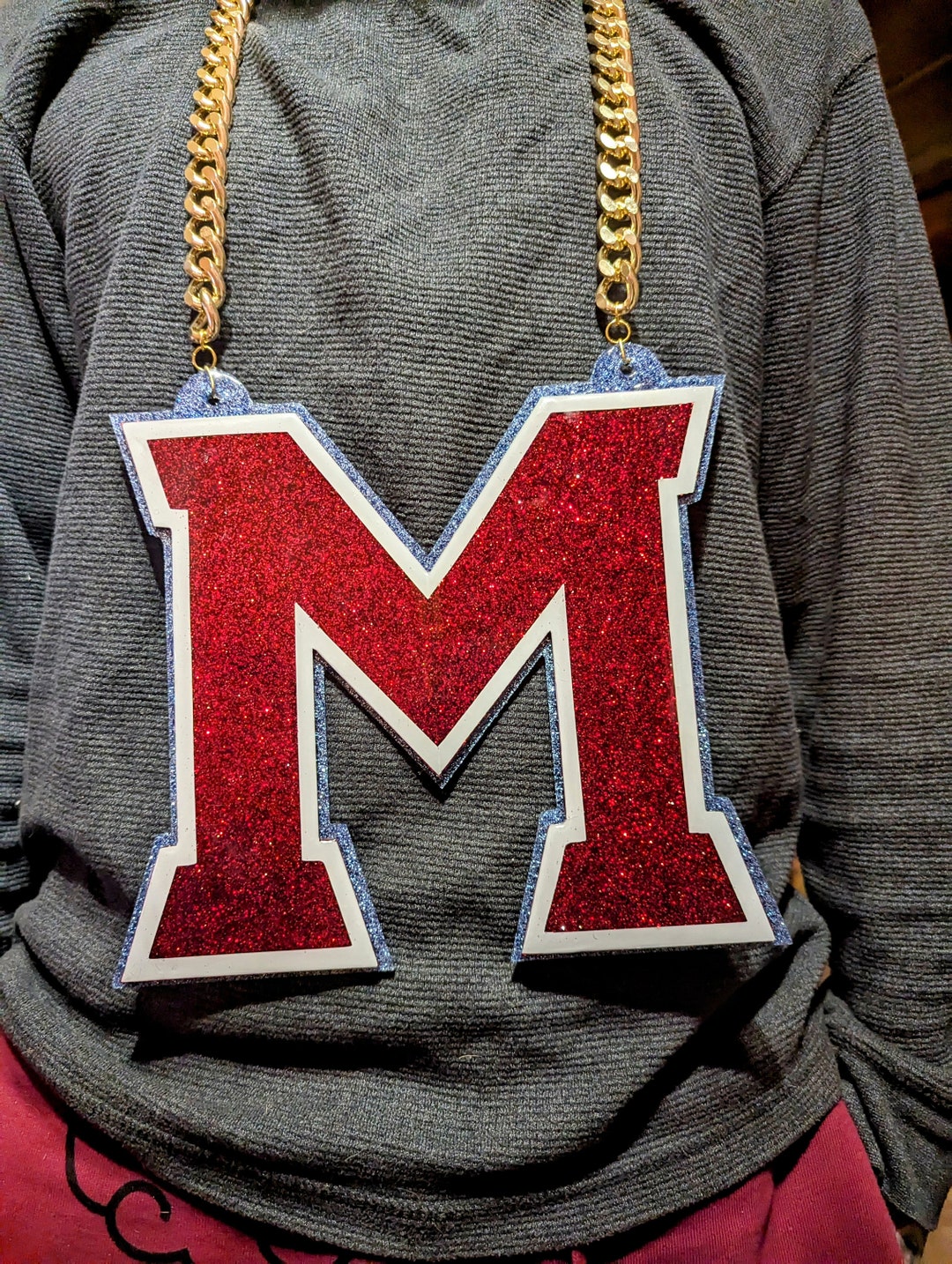 XL Custom Turnover Chain Extra Large Custom Big Pendant Sports Chain ...