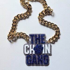 Custom Sports Team Turnover Chain | Custom Big Pendant Sports Chain - Etsy