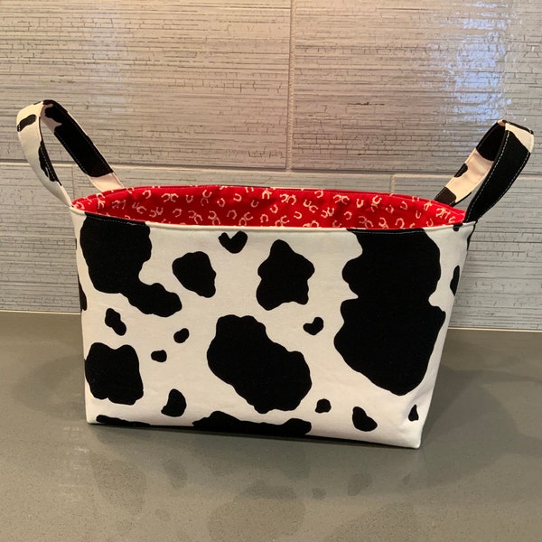 Cow Print Fabric - Etsy