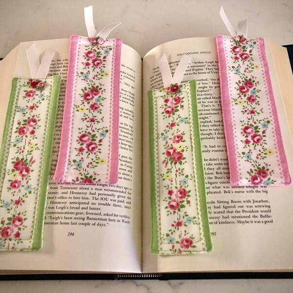 Fabric Bookmark - Etsy