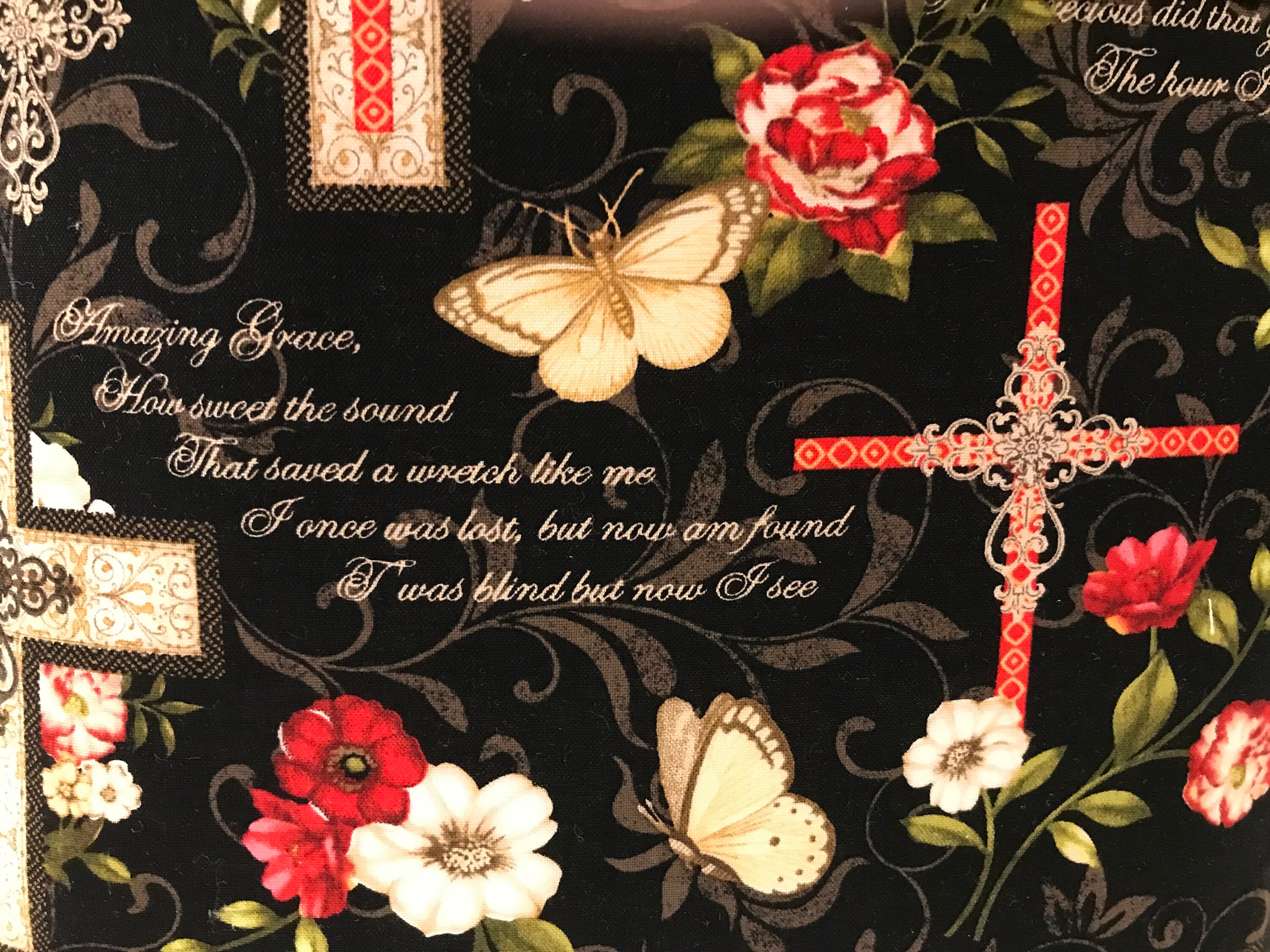 Amazing Grace Fabric Basket Storage Home Decor Christian - Etsy