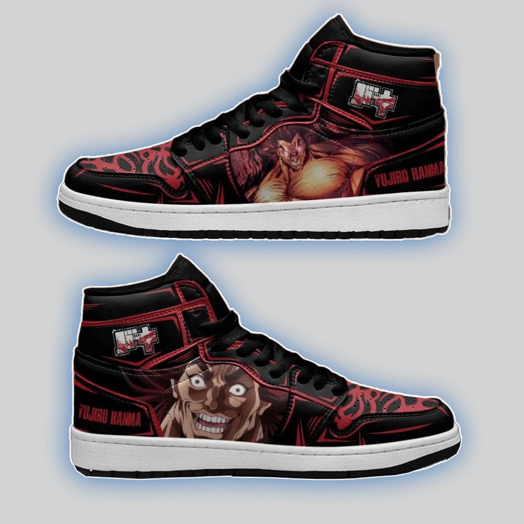 Yujiro Hanma Sneakers Baki Custom Anime Shoes - Etsy