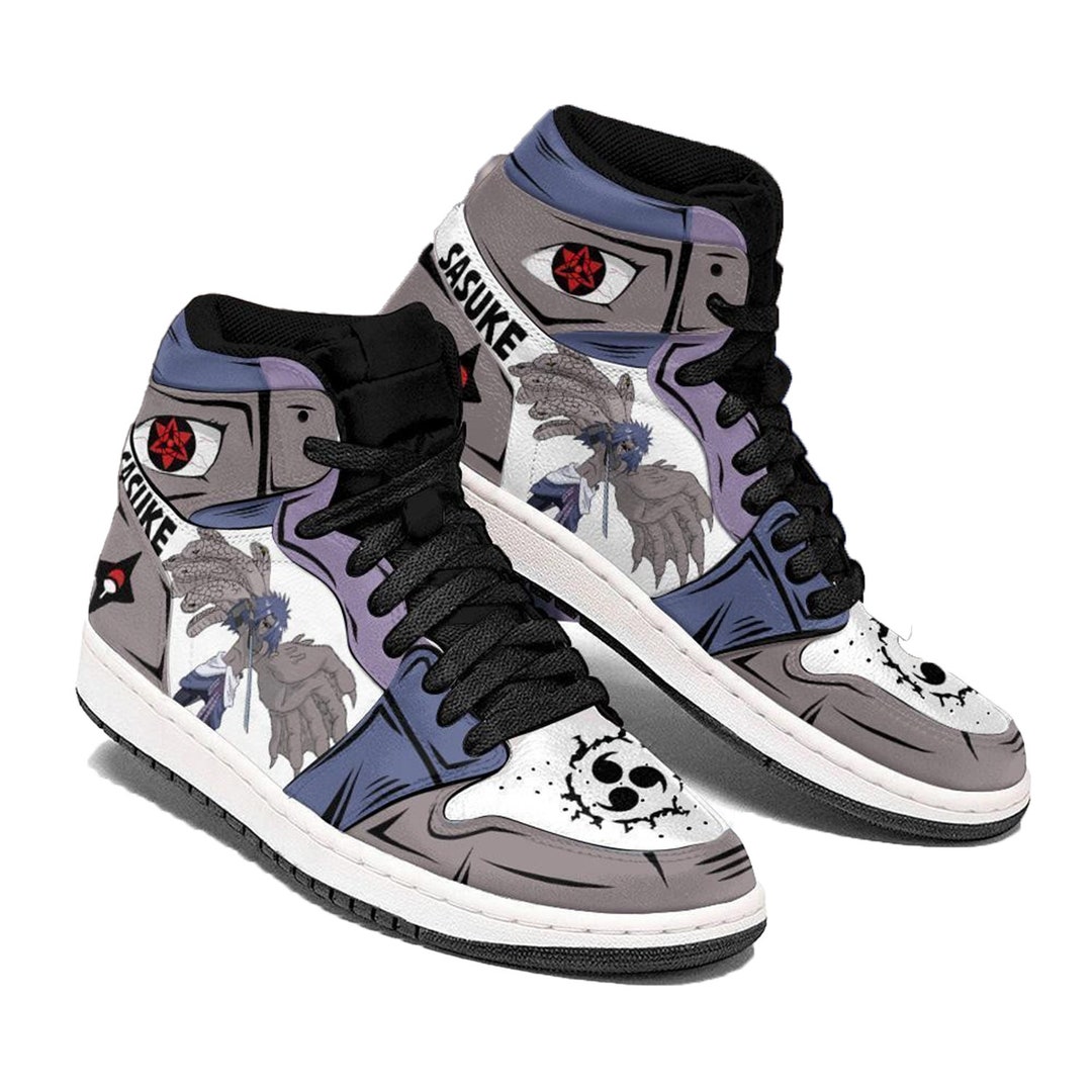 Sasuke Shoes Cursed Seal of Heaven Costume Anime Jd1s Sneakers - Etsy