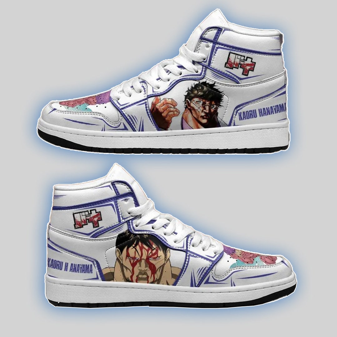 Kaoru Hanayama Sneakers Baki Custom Anime Shoes - Etsy Australia
