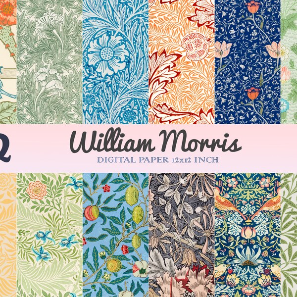 William Morris Stencil - Etsy