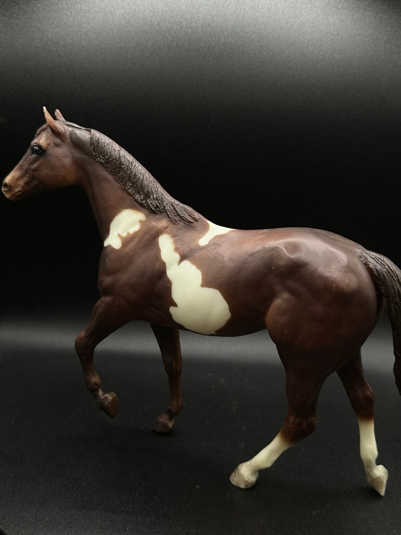 Breyer 807paint Stock Horse Stallion Liver Chestnut Overo - Etsy