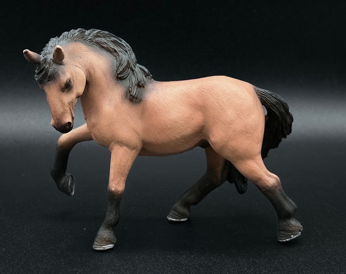 Schleich 73527 Lusitano Gelding Horse Figure Dun Buckskin 2009 Retired ...