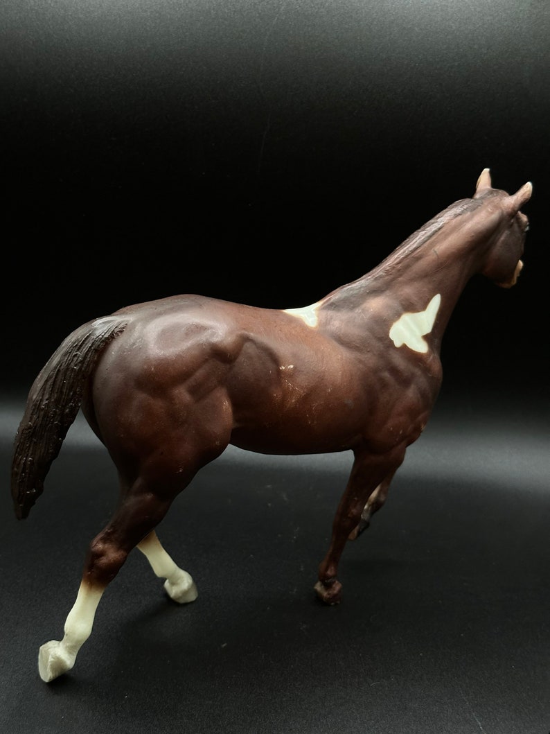 Breyer 807paint Stock Horse Stallion Liver Chestnut Overo - Etsy