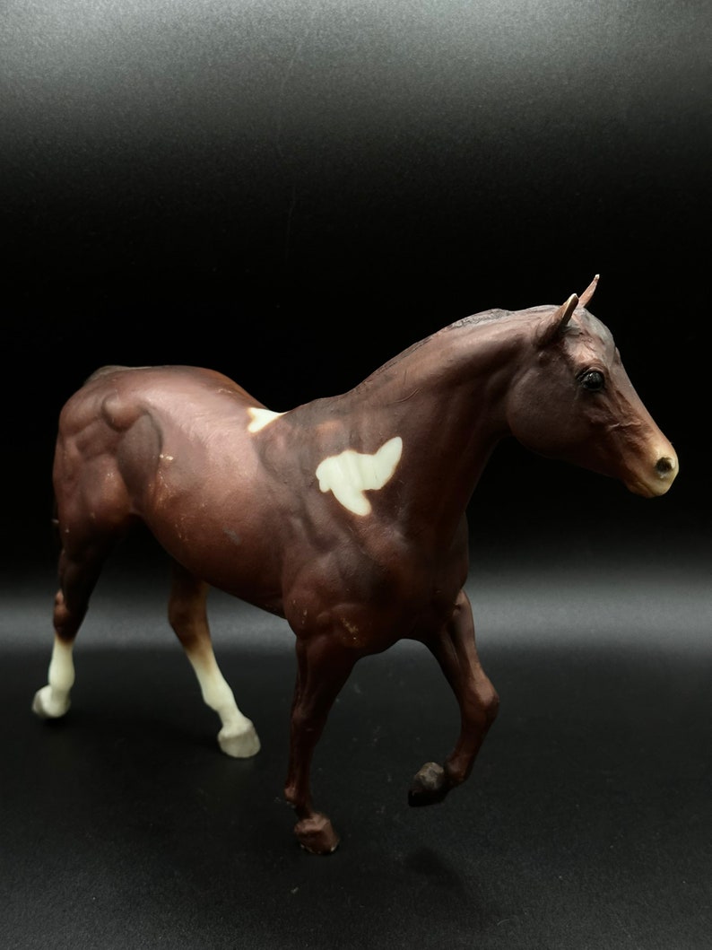 Breyer 807paint Stock Horse Stallion Liver Chestnut Overo - Etsy
