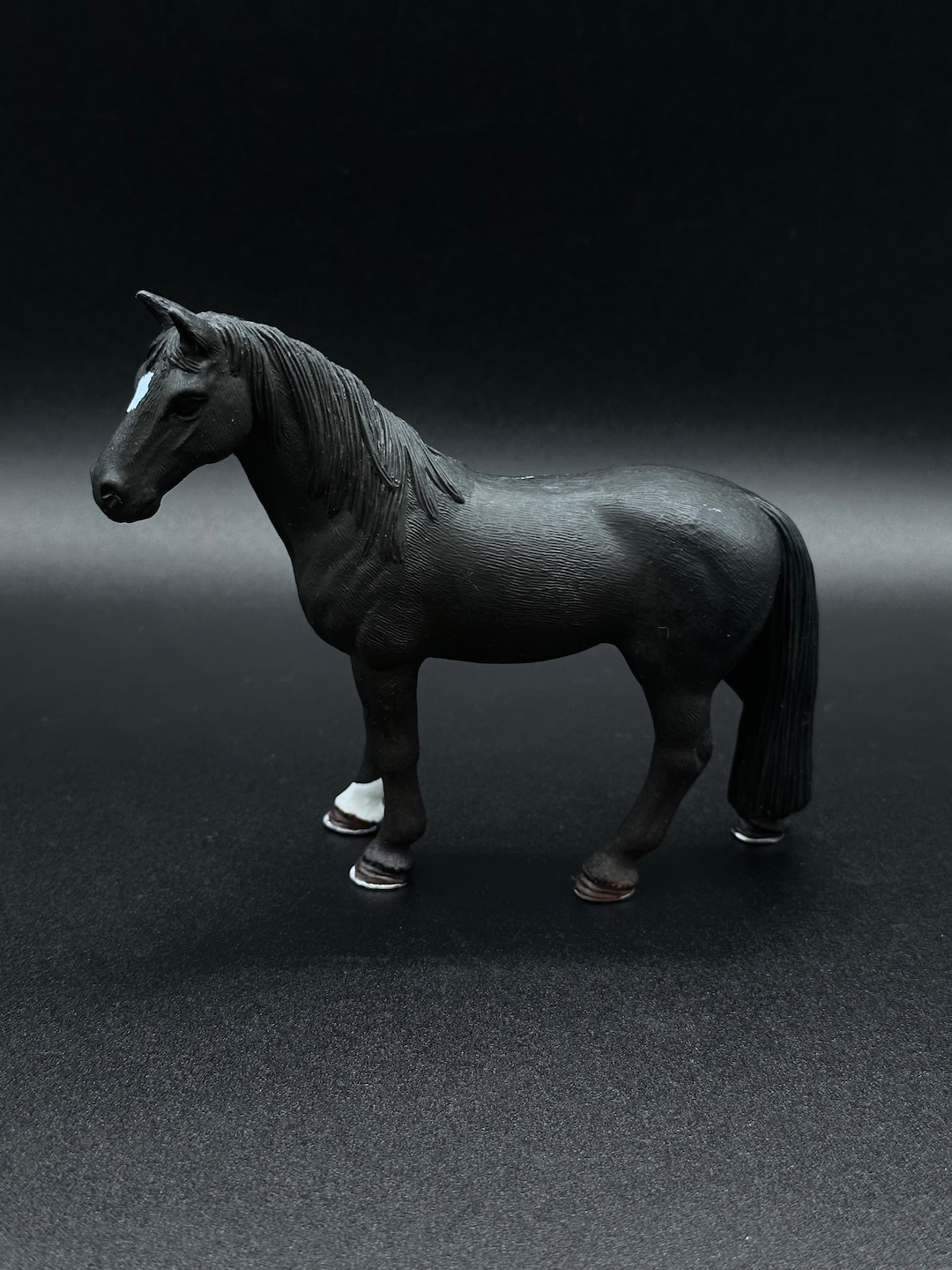Schleich Black Hanoverian Stallion 2008 Retired Horse Figure Special ...
