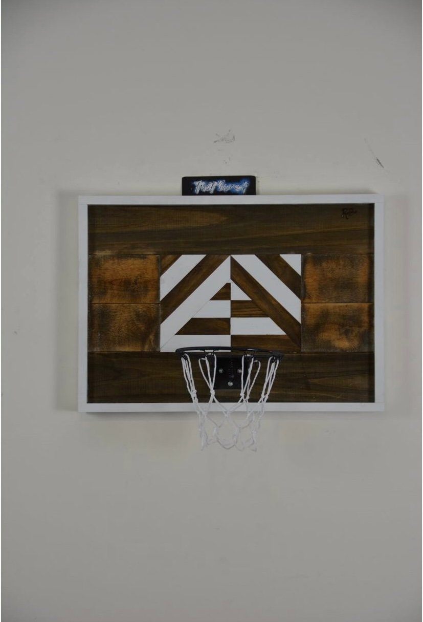 Handcrafted Mini Basketball Hoop - Etsy