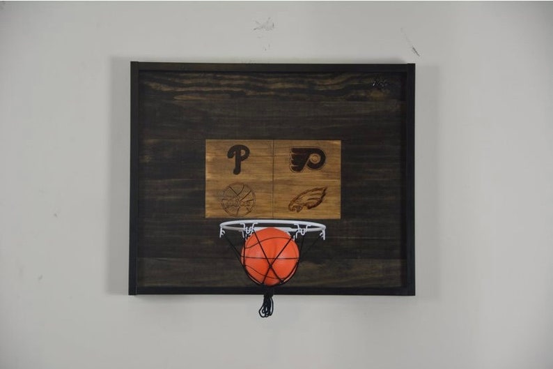 Handcrafted Mini Basketball Hoop - Etsy