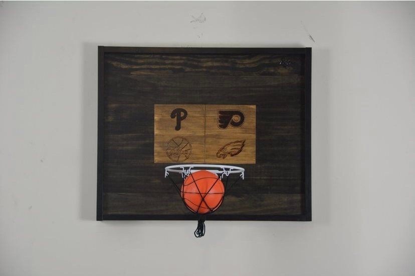 Handcrafted Mini Basketball Hoop - Etsy
