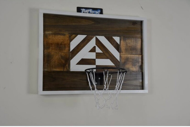 Handcrafted Mini Basketball Hoop - Etsy