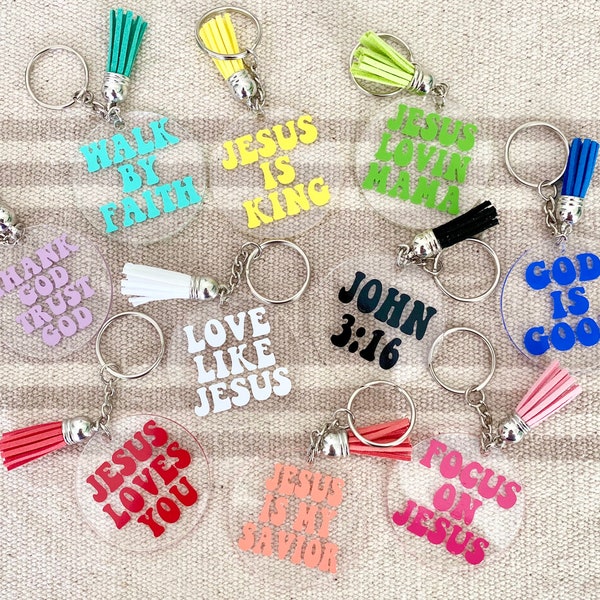 Christian Keychain - Etsy
