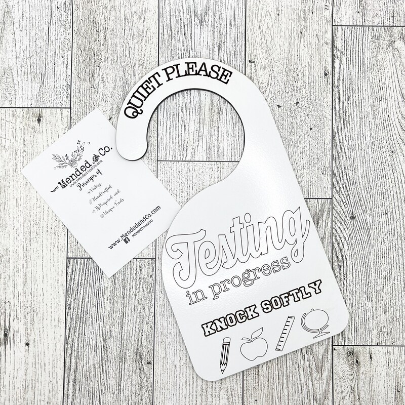 Testing in Progress Sign - Etsy