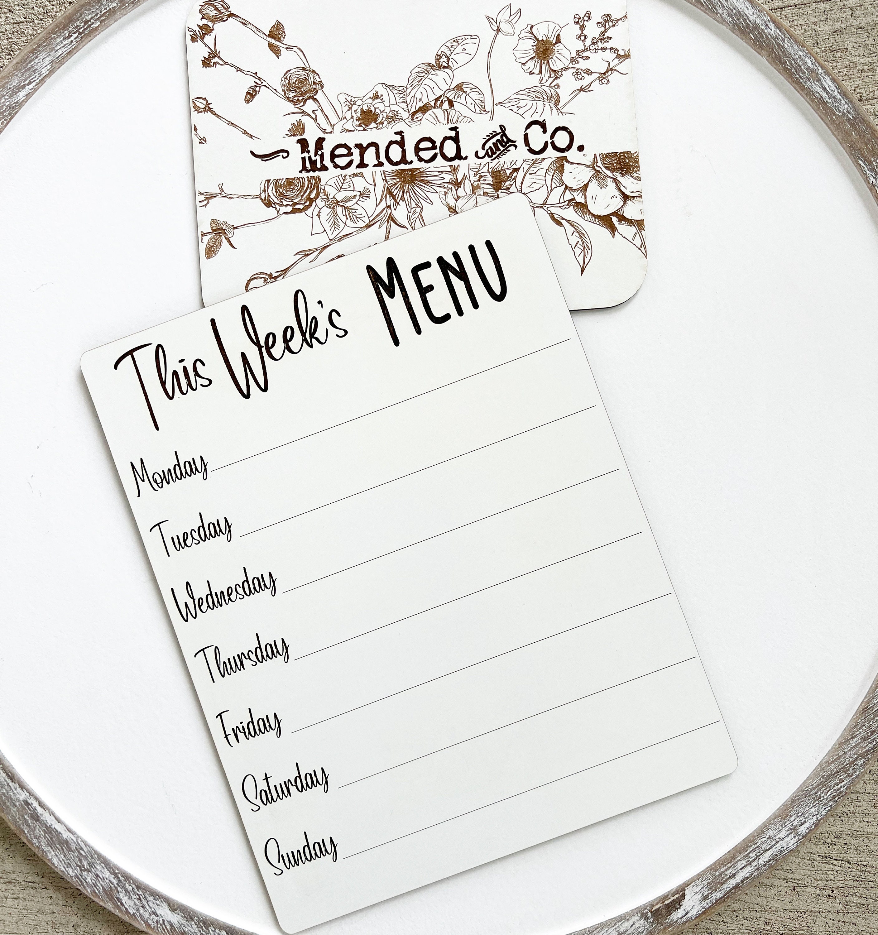 Menu Board This Week's Menu SVG File Only - Etsy