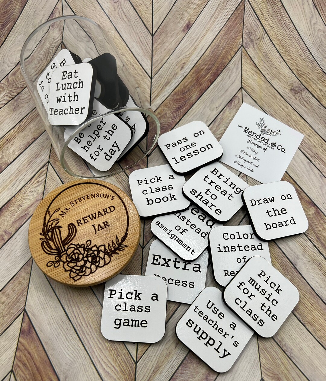 Teacher's Classroom Reward Jar Instant SVG File Diwnload for Glowforge ...