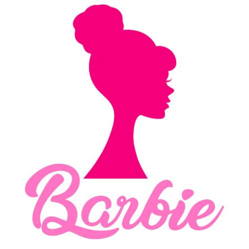 Barbie Logo SVG Barbie Crafts Digital Download Barbie Face Barbie Head ...