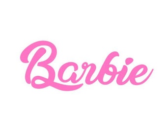 Barbie Logo SVG Barbie Crafts Digital Download Barbie Face Barbie Head ...