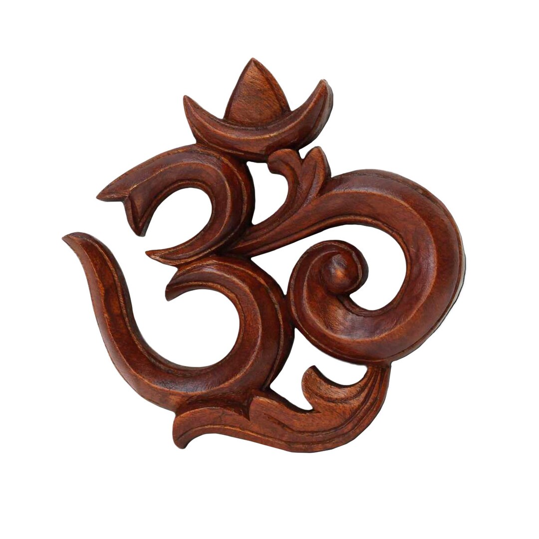 Om Symbol aum Sign Relief Matra Devanagari Decorative Soar Wood Approx ...