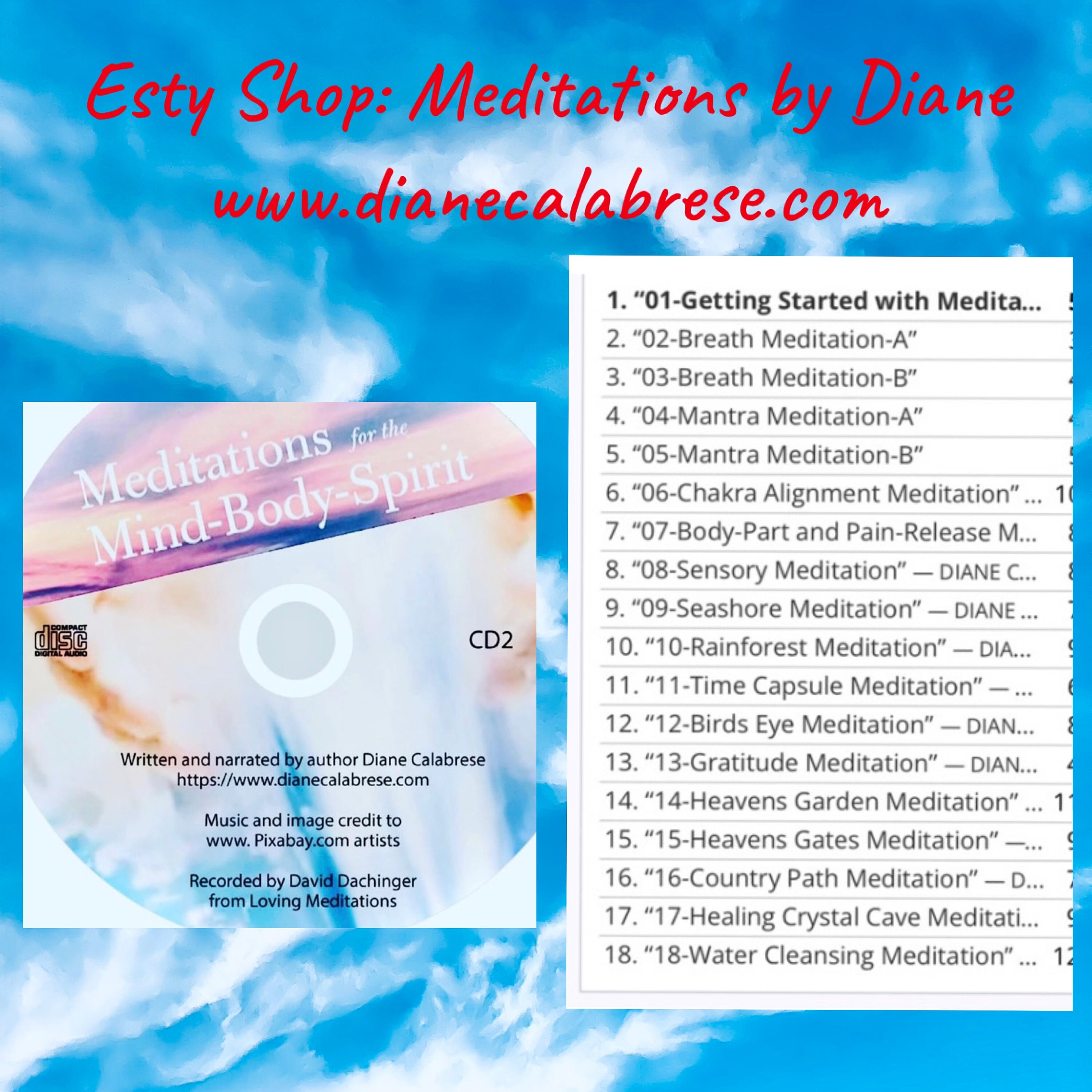 Meditations for the Mind-body-spirit Audiobook CD - Etsy