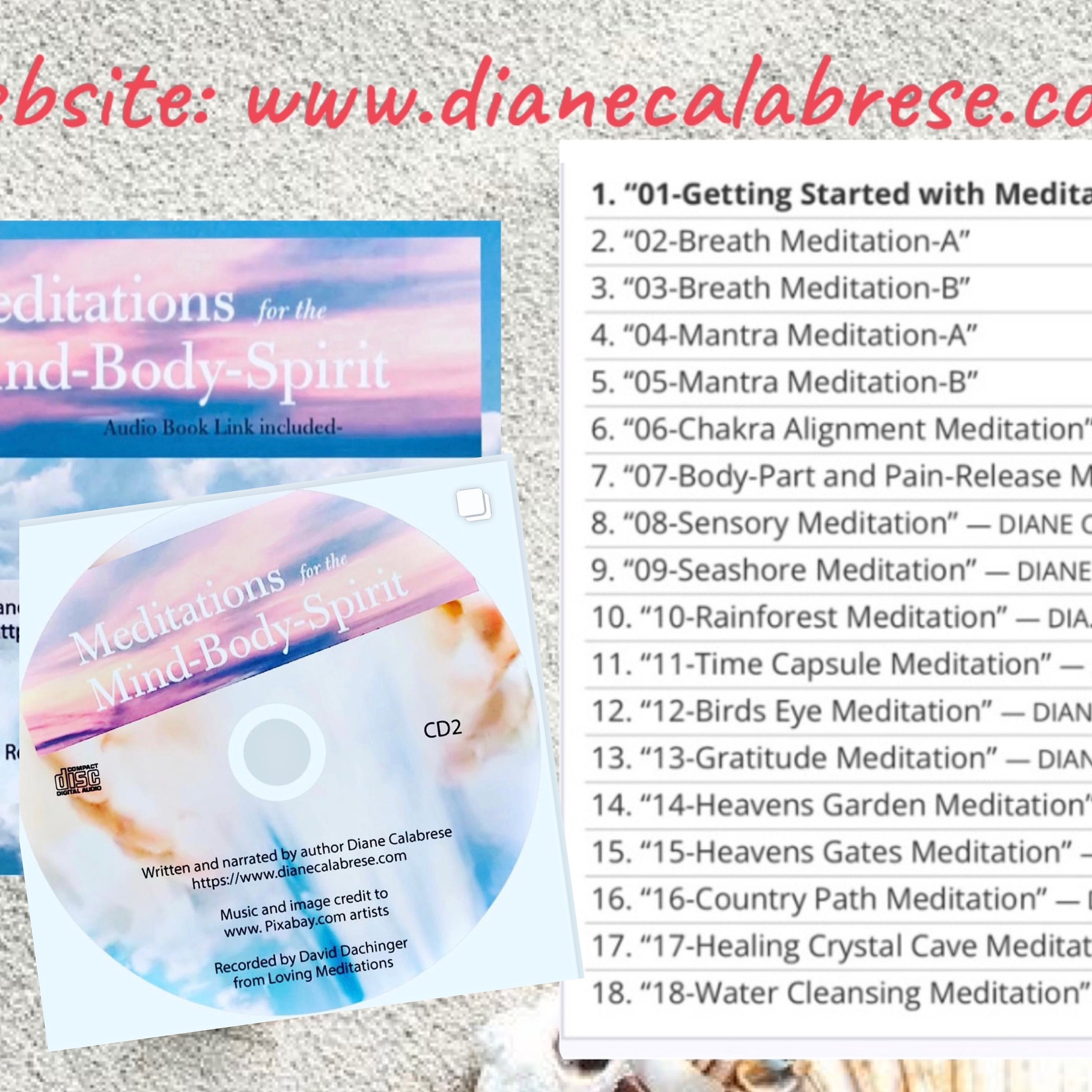 Meditations for the Mind-body-spirit Audiobook CD - Etsy