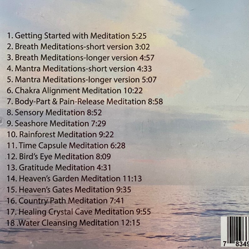 Meditations for the Mind-body-spirit Audiobook Cdcomes With - Etsy