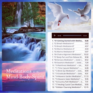 Meditations for the Mind-body-spirit Audiobook Cdcomes With - Etsy
