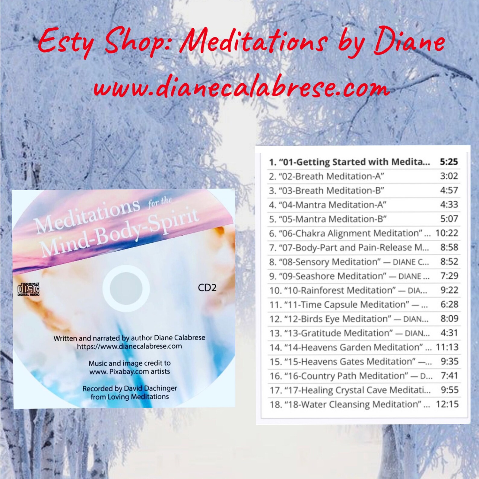 Meditations for the Mind-body-spirit Audiobook CD - Etsy