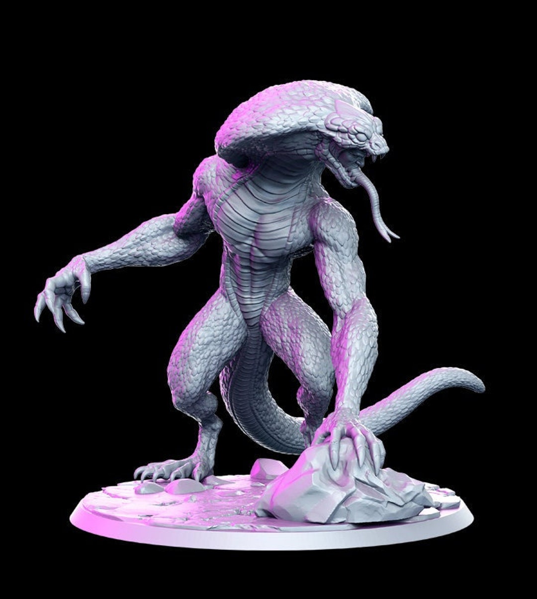 Berserk Snake Lord Apostle 32mm Scale Miniature Berserk - Etsy