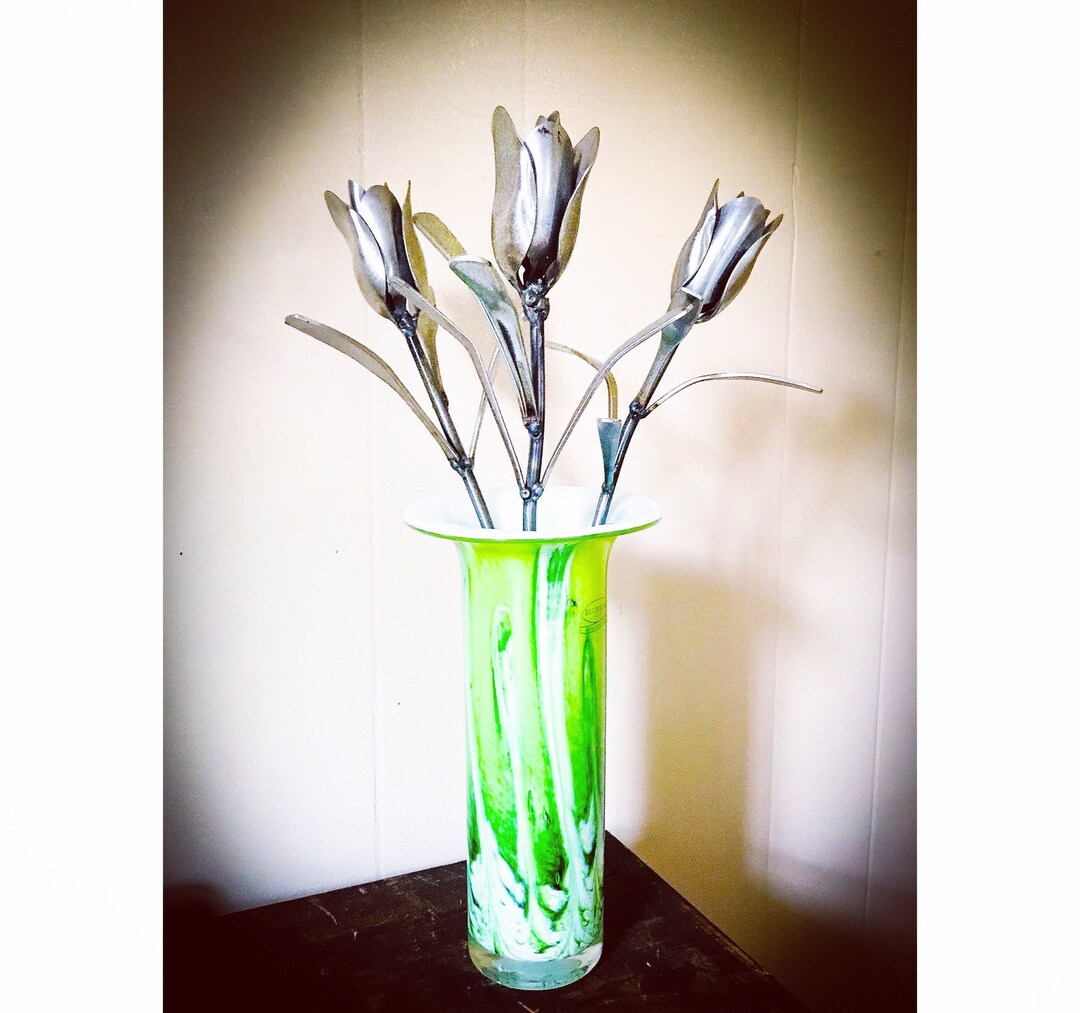 Handcrafted Original Metal Flowers - Etsy