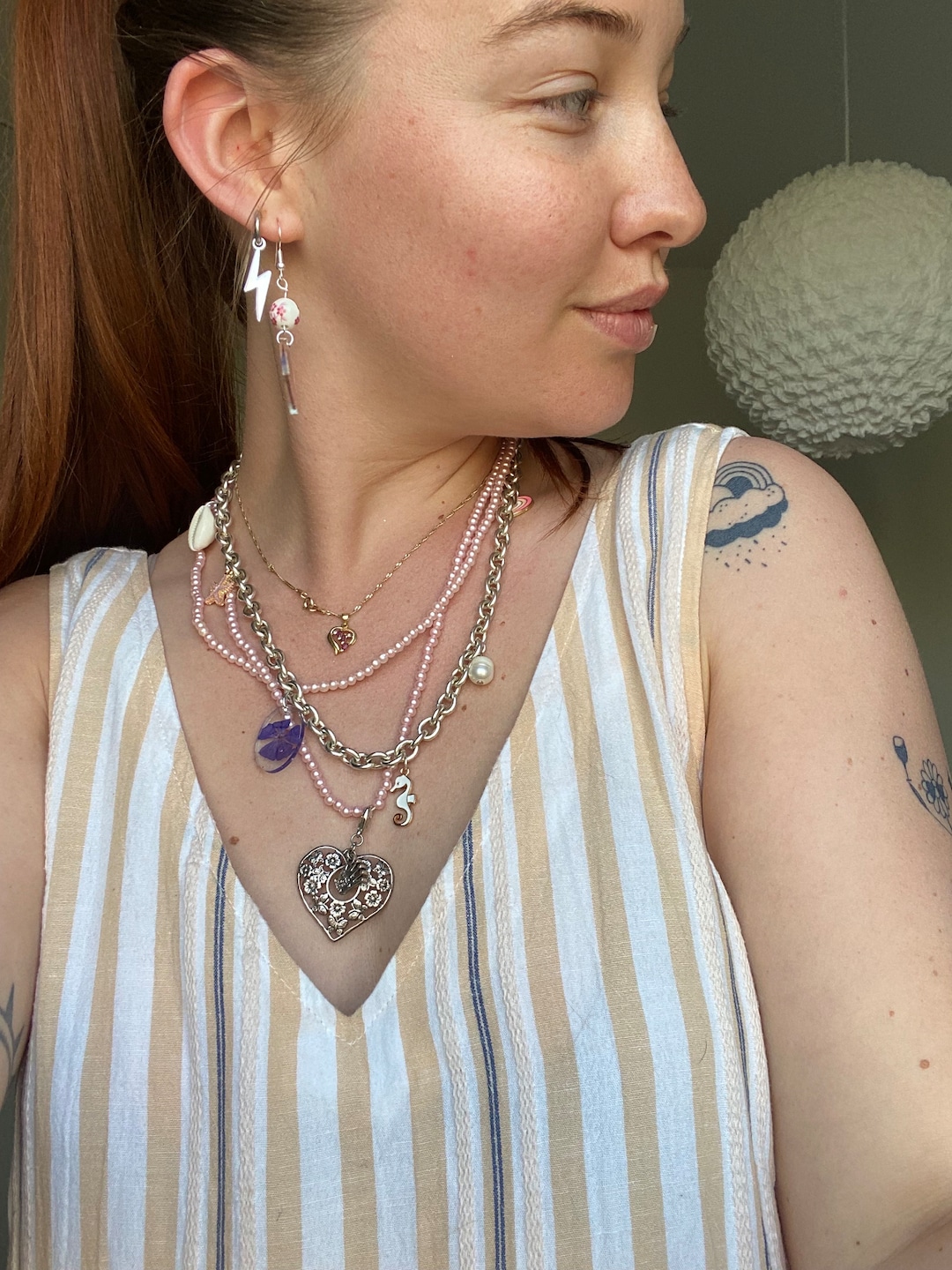 Lovisa - Silver Upcycled Chain - Multi Purpose Jewelry - Etsy