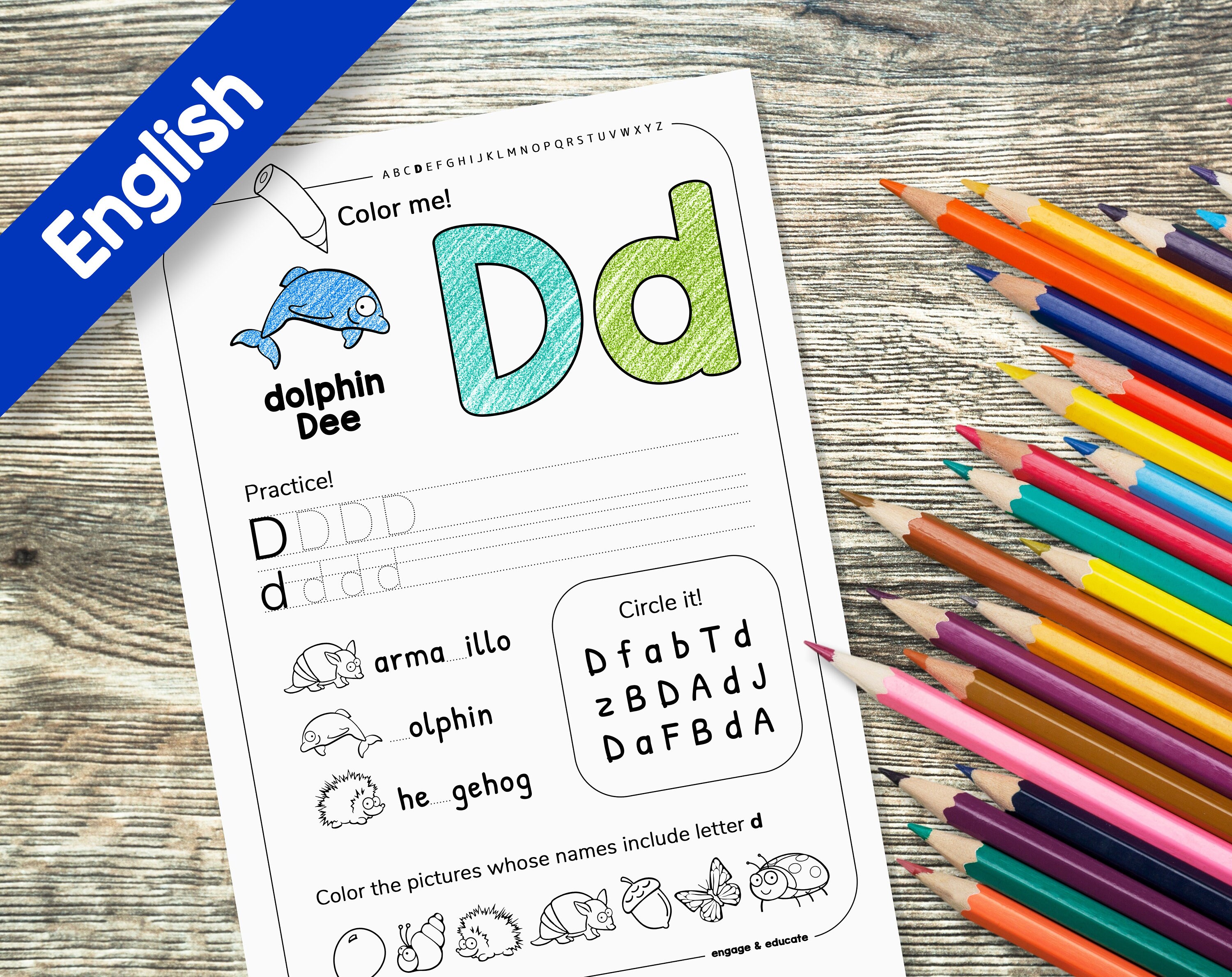 Alphabet Busy Book Printable ABC Quiet Book Toddler Busy Binder ...