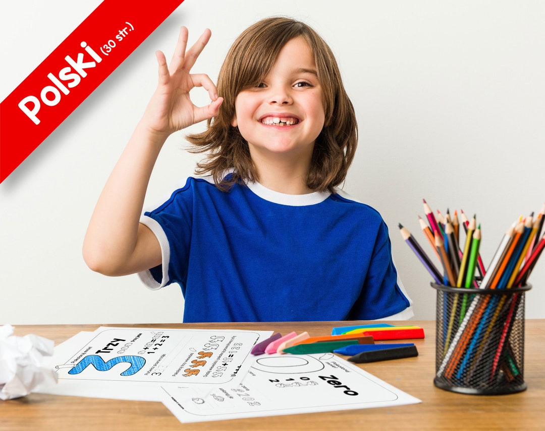 Math Worksheets, Polish Printable, Learning Numbers, Printable Coloring ...