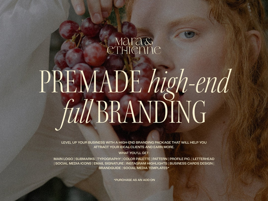 Paquete completo de marca prefabricado, kit de identidad de marca ...